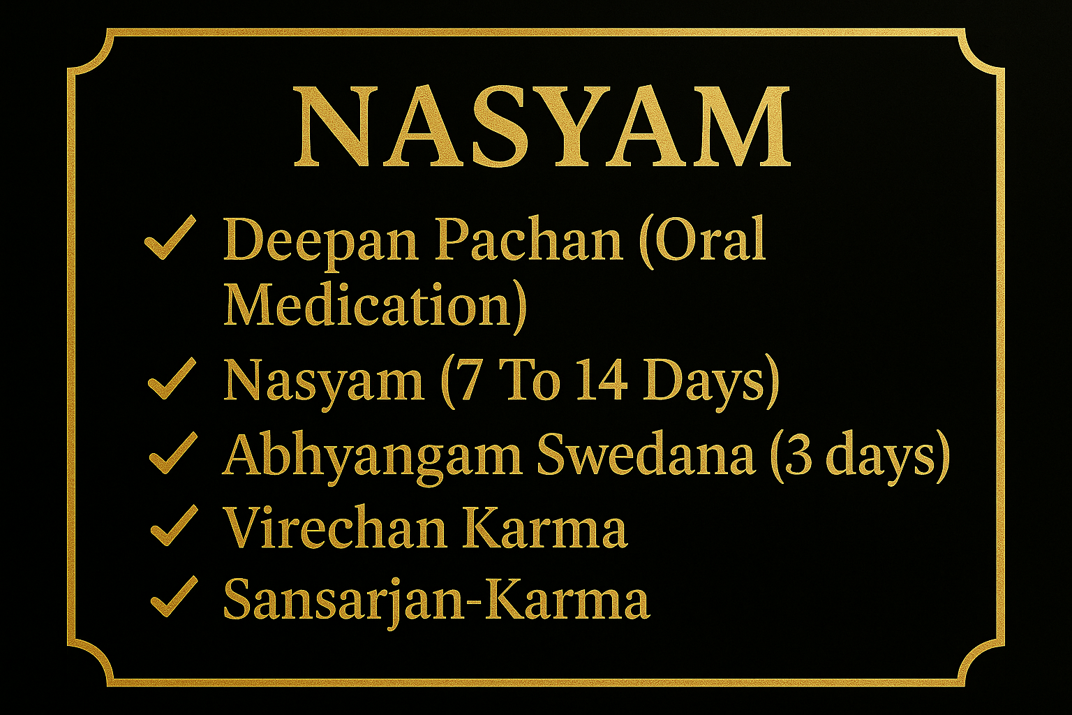 Seasonal-packages || PanchKarma